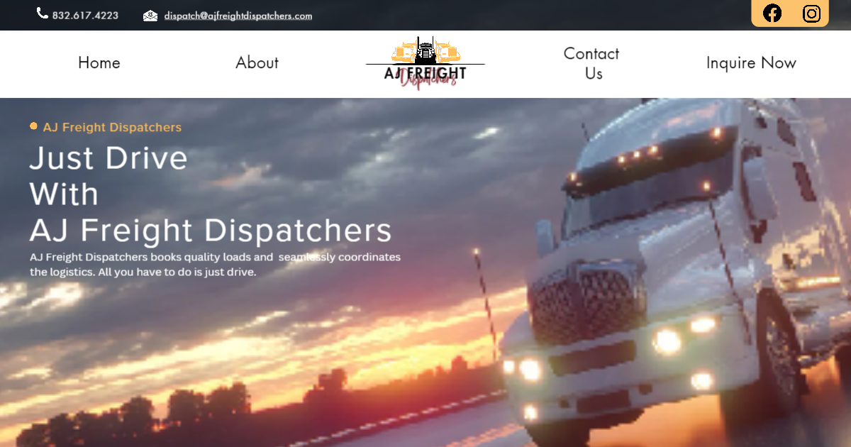 AJ Freight Website